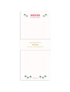 Daisy Set Of 3 Notepads - Fabooks